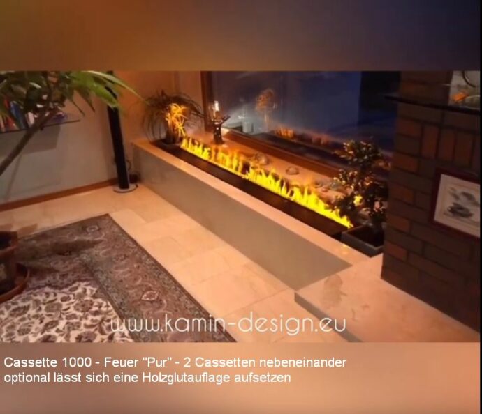 Dimplex Cassette 1000 Projects Effektfeuer Kamineinsatz | Kamin Design