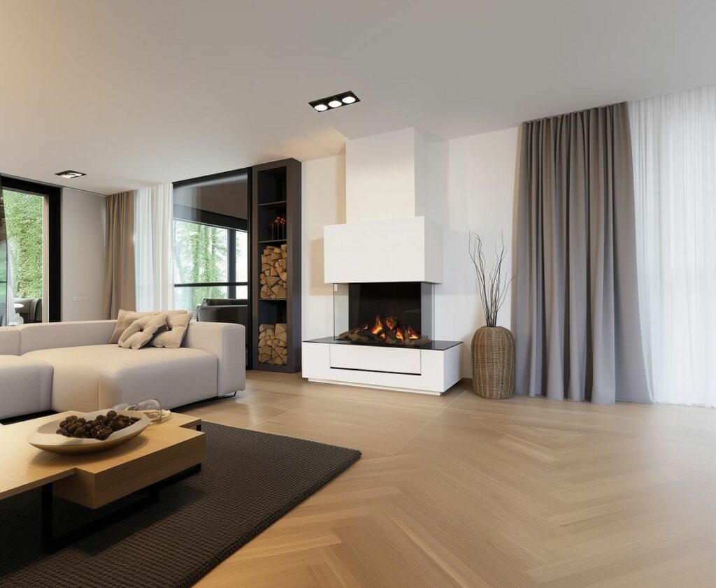 Dimplex 3Step MULTI Elektrokamin mehrfarbigen Flammen und Heizung